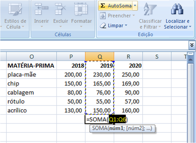 Como fazer AutoSoma no Excel e outras planilhas | LinkConcursos.com.br